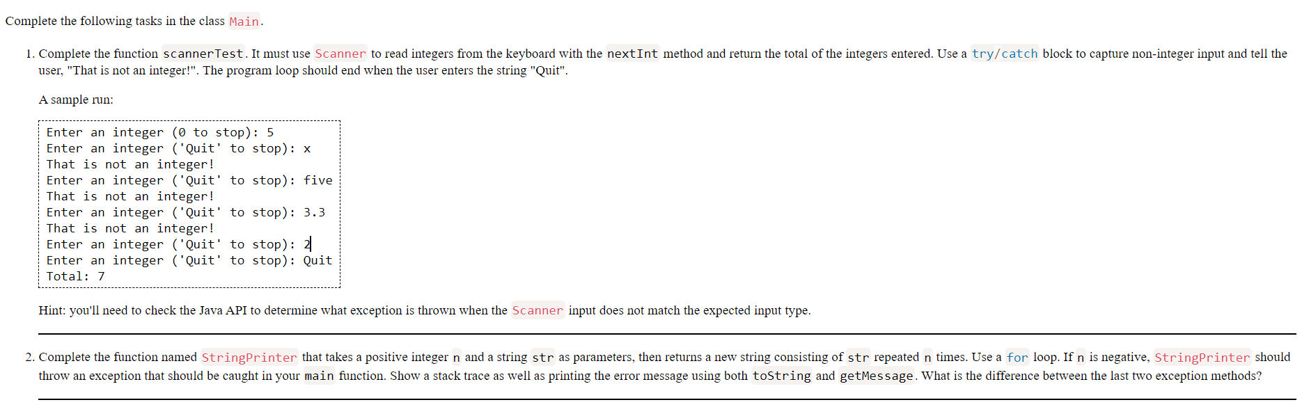 Solved o oo oпewме /** 11 14 1 package cp213; 2 3 import | Chegg.com