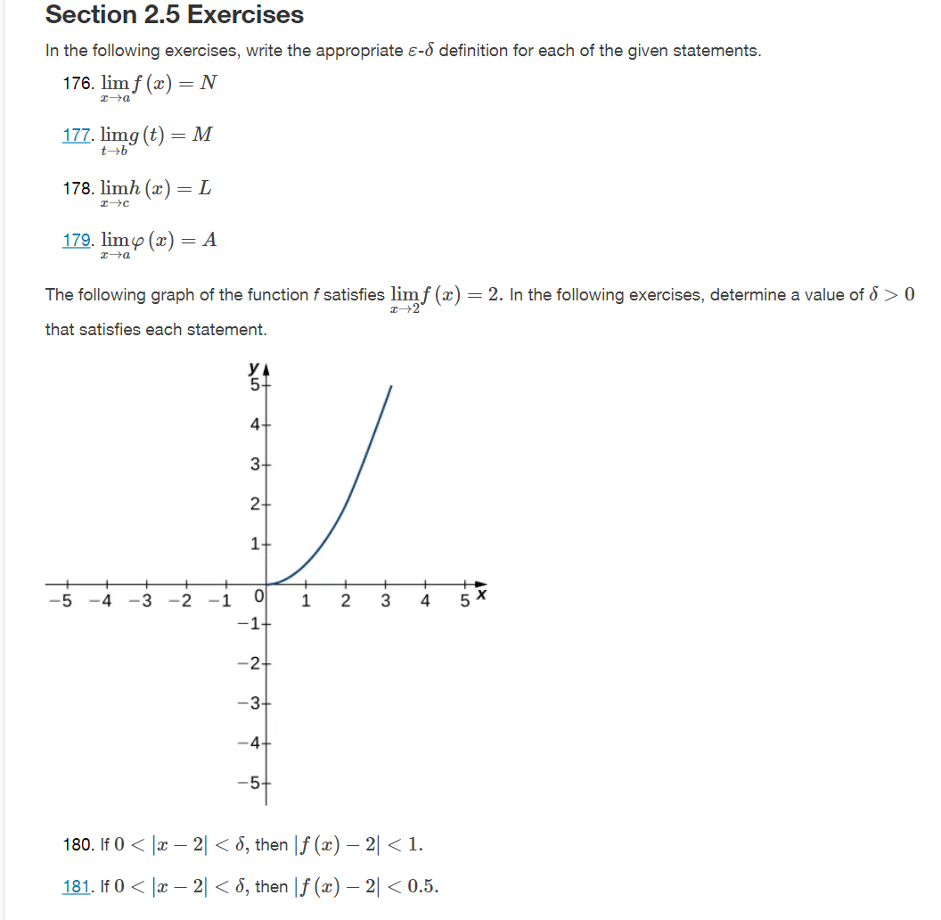 Solved In the following exercises, write the appropriate ε - | Chegg.com