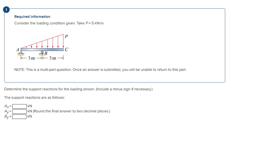Solved Required information Consider the loading condition | Chegg.com