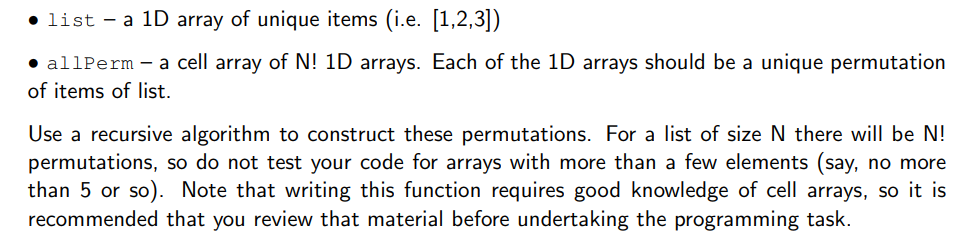 Solved 2. Permutations A permutation is a reordering of | Chegg.com