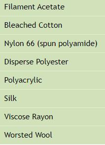 Solved Filament Acetate Bleached Cotton Nylon 66 (spun | Chegg.com