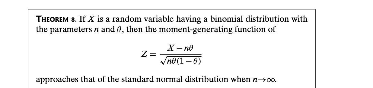 Solved Looking at the binomial random variables as on page | Chegg.com