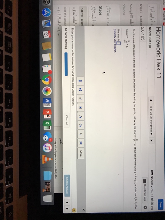 Solved Save Homework: Hwk 11 Score: 0 of 1 pt 5.6.105 Hw | Chegg.com