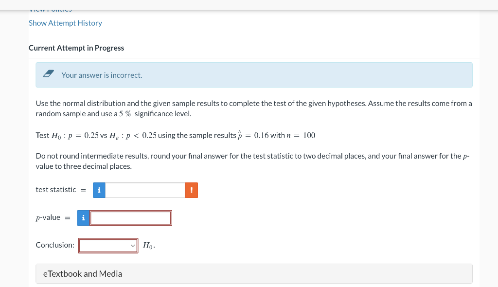 Solved Use the normal distribution and the given sample | Chegg.com
