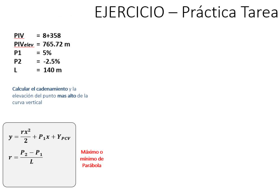 PIV =8+358 ﻿PIVelev =765.72m ﻿P1 =5% | Chegg.com