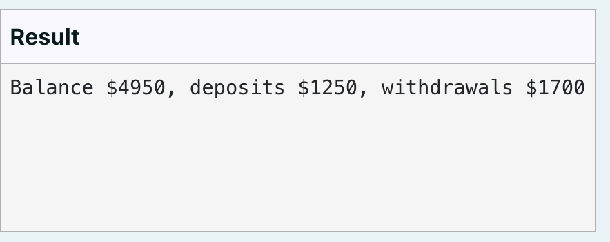 Solved Define a function named carry_out_transactions | Chegg.com