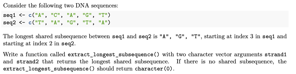 Solved Consider the following two DNA sequences: seq1
