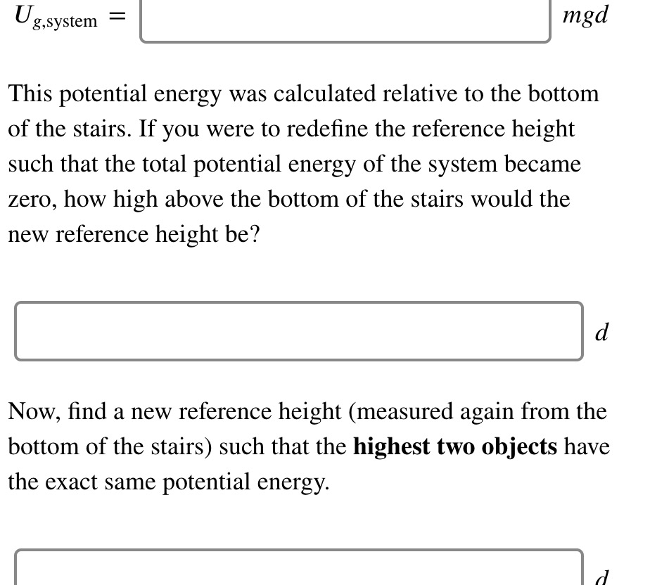 Solved Three different objects, all with different masses, | Chegg.com