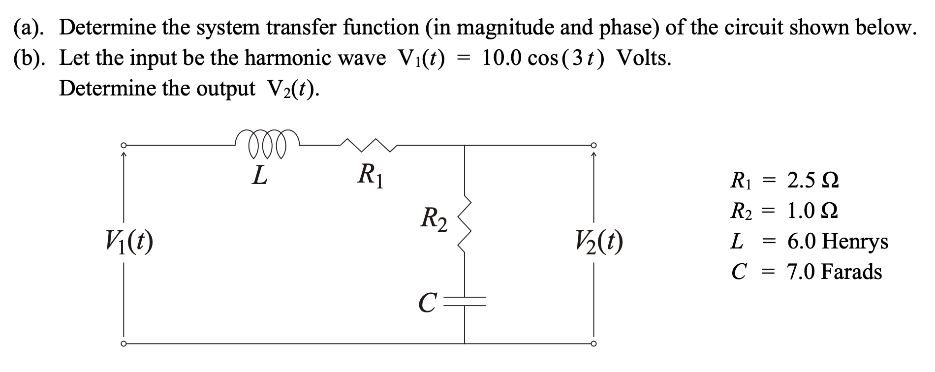 Solved A Determine The System Transfer Function In 7931
