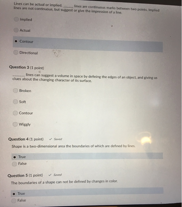 Solved Lines can be actual or implied. lines are not | Chegg.com
