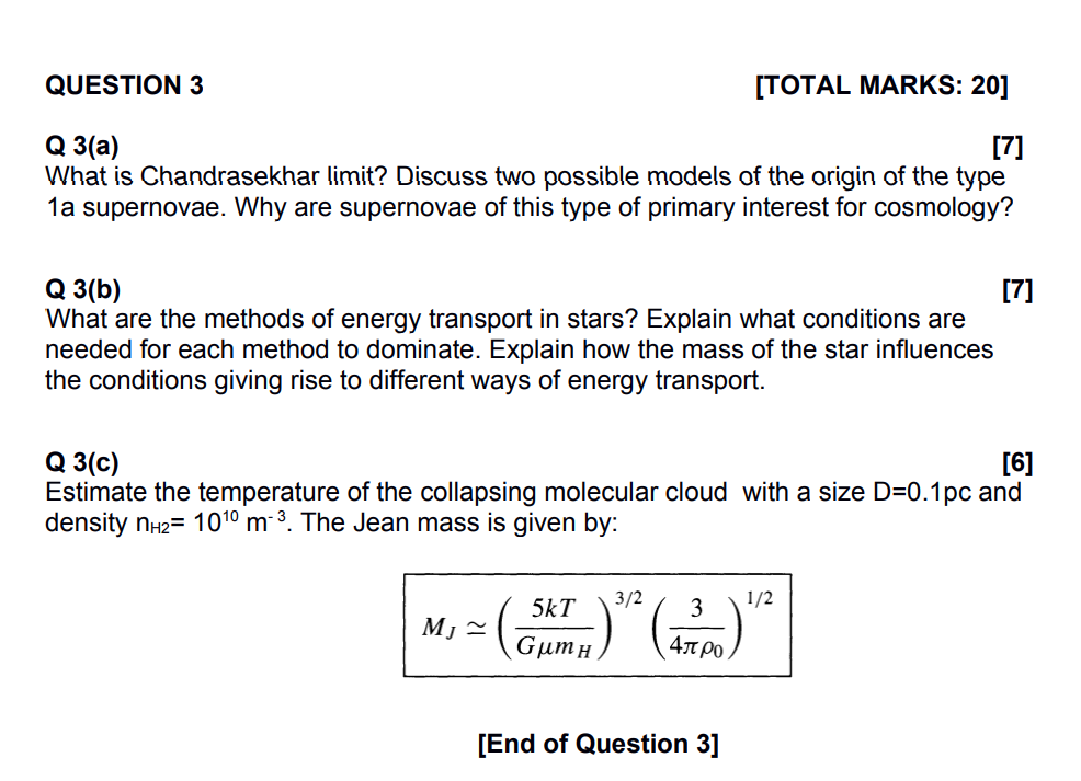 Solved QUESTION 3 [TOTAL MARKS:20] Q 3(a) [7] What is | Chegg.com