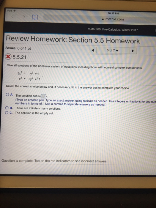 Solved Give all solutions of the nonlinear system of | Chegg.com