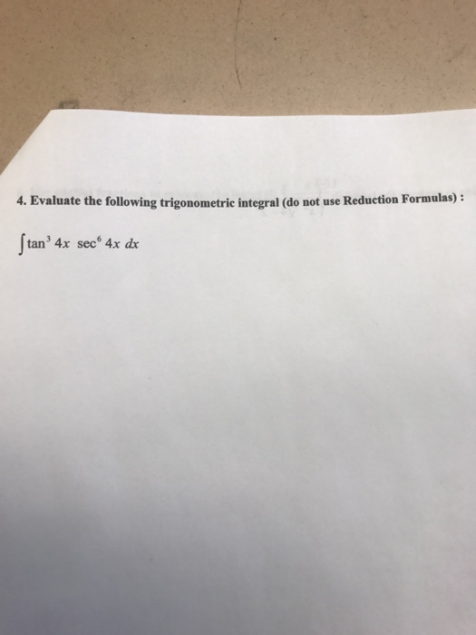 Solved Evaluate the following trigonometric integral (do not | Chegg.com