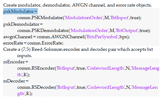 Solved Create modulator, demodtulator, AWGN channel, and | Chegg.com