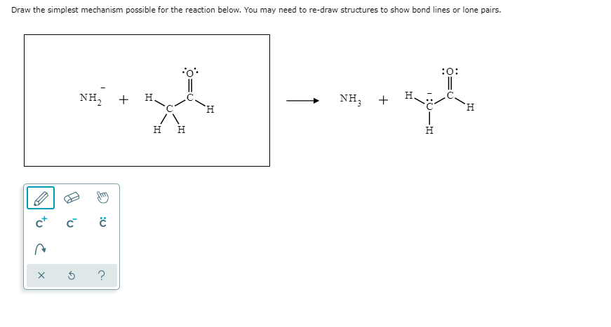 Solved Draw the simplest mechanism possible for the reaction | Chegg.com