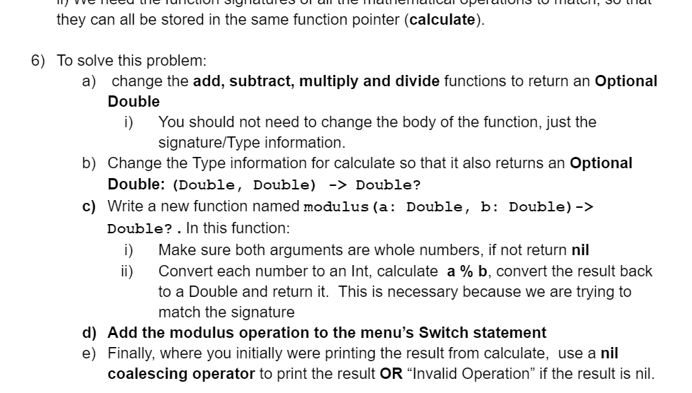 Solved 4) Next set up a loop to read in the menu choice from | Chegg.com