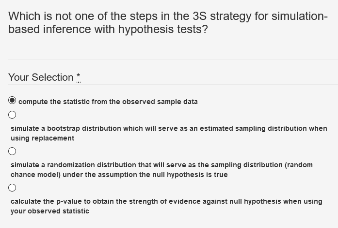 Solved Which is not one of the steps in the 3S strategy for | Chegg.com