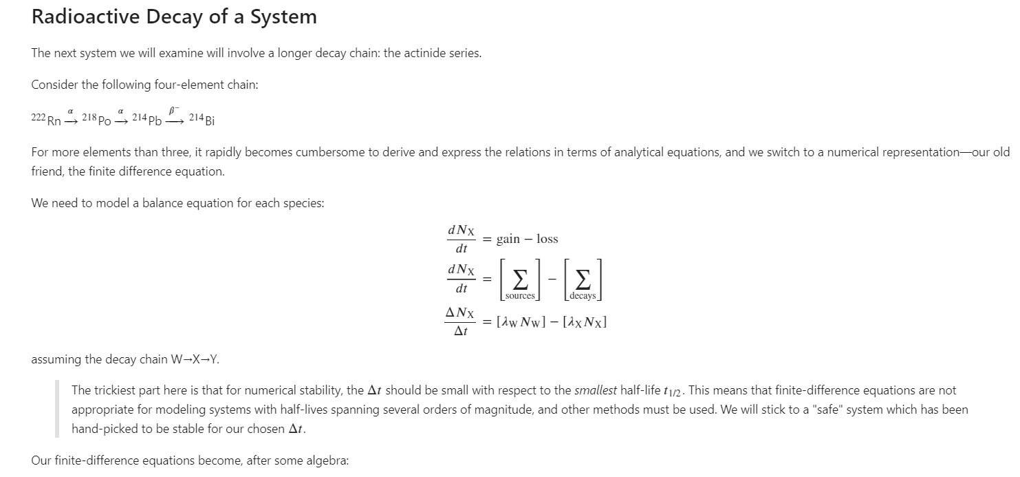 222 Rn _sources 2 Radioactive Decay of a System The | Chegg.com