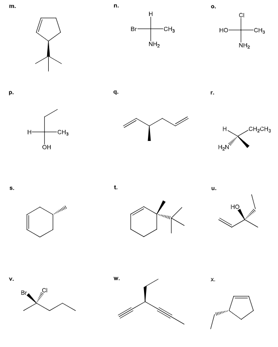 Solved Label each of the following chiral centers as R or | Chegg.com