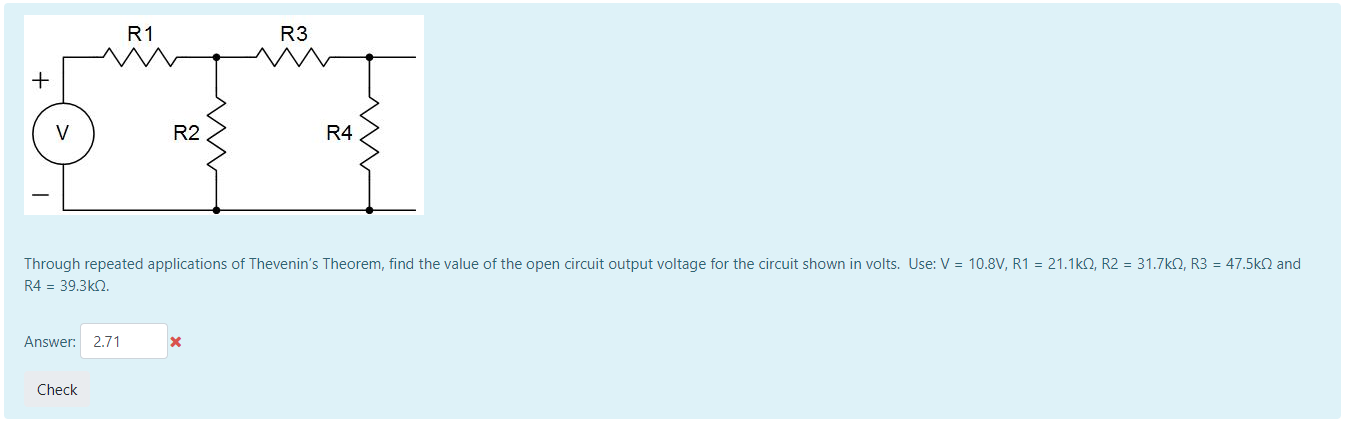 Solved R1 R3 + V R2 R4 Through repeated applications of | Chegg.com
