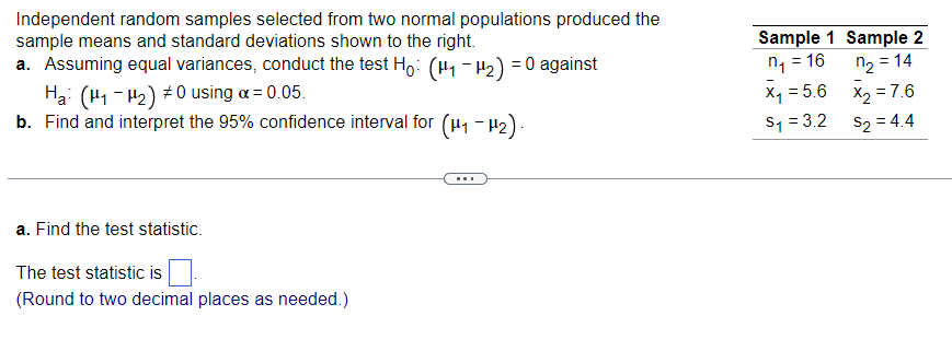 Solved Find test statistic, p value, and 95% confidence | Chegg.com