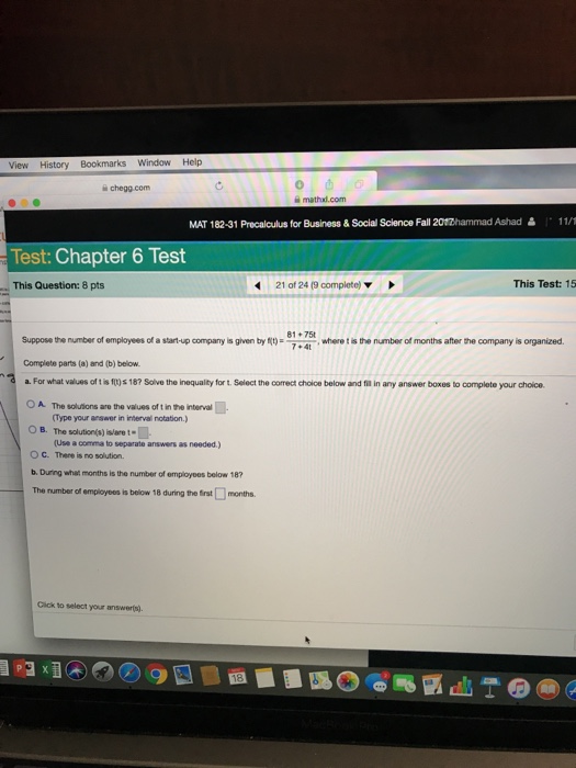 Precalculus Archive | November 18, 2017 | Chegg.com