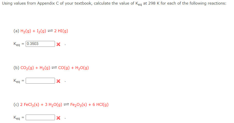 Solved Using values from Appendix C of your textbook, | Chegg.com
