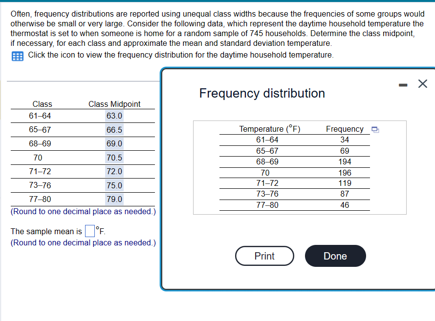 Solved Often, frequency distributions are reported using | Chegg.com