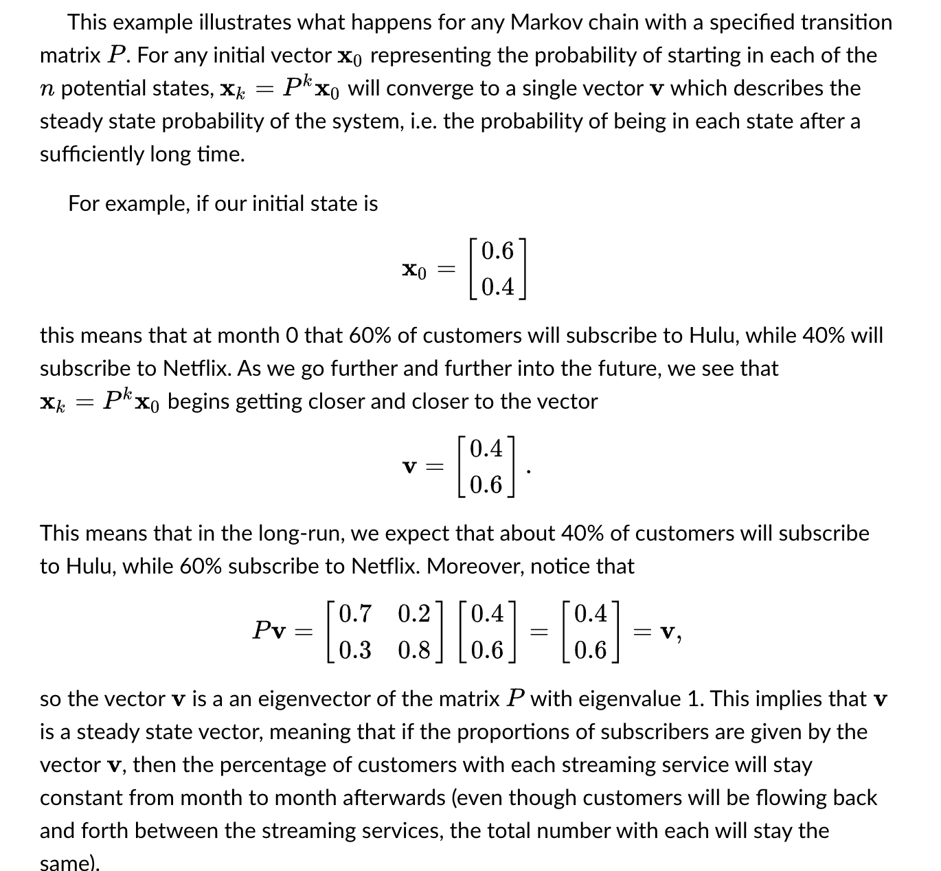 Solved Markov Chains are a standard tool to model changes or | Chegg.com