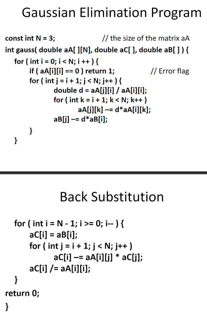 1) Solve the linear equation system (10 il li -i 1 -i | Chegg.com