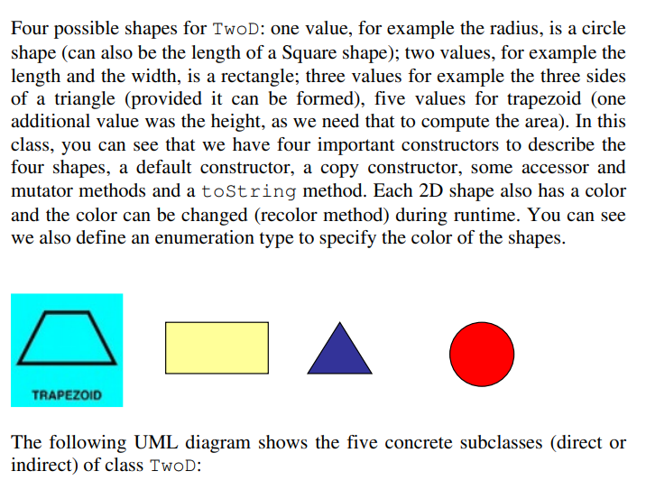 Solved A quick look to the overall UML diagram: - Three | Chegg.com