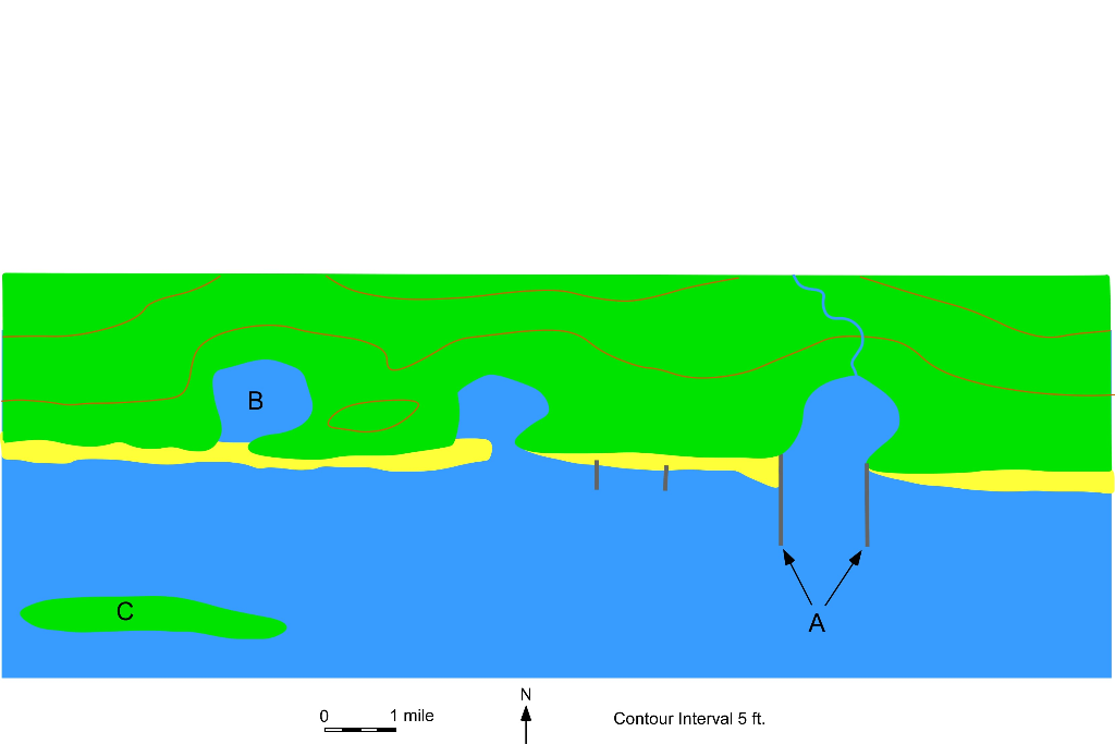 Solved C 0 1 Mile Contour Interval 5 Ft Chegg solved-c-0-1-mile-contour-interval-5-ft-chegg