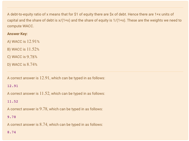 Solved Follow this working but use the numbers that are | Chegg.com