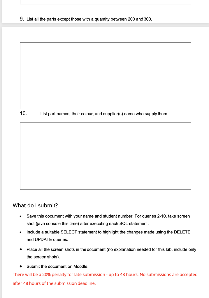 Graded Practical 03: JOINS & Aggregate Functions | Chegg.com