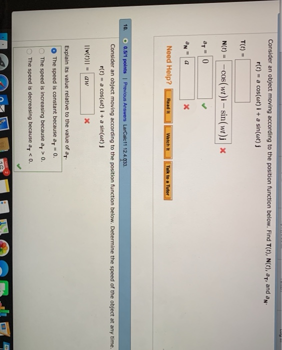 Solved Consider an object moving according to the position | Chegg.com