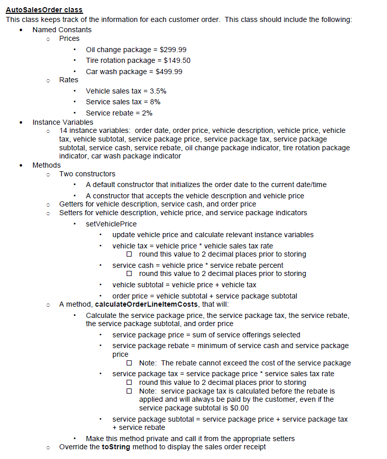 Problem: Amazing Autos wants to develop an | Chegg.com