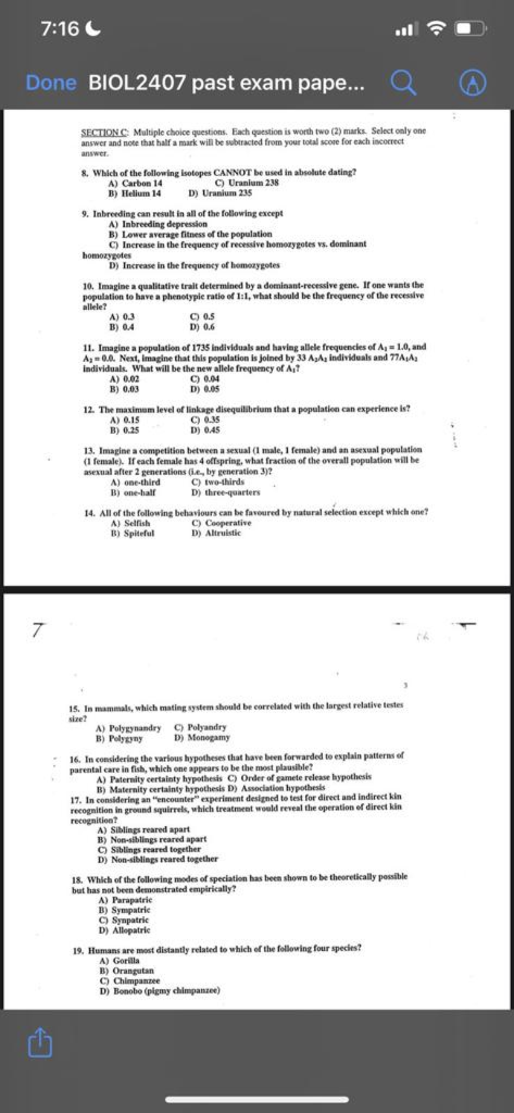 Solved SECTION C: Multiple choice questions. Each qaestion | Chegg.com