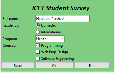 Solved Code this in python. Build a simple graphical | Chegg.com