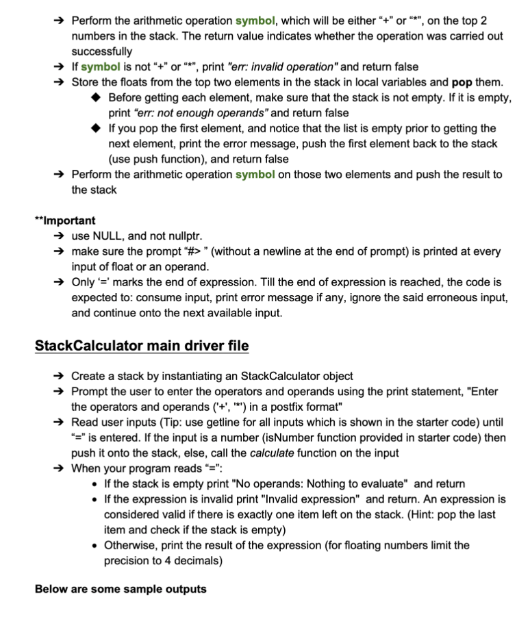 Solved Homework 3 - Stacks and Queues OBJECTIVES 1. Create, | Chegg.com