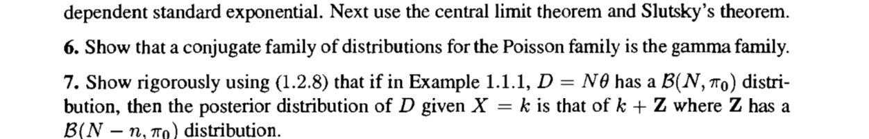 dependent standard exponential. Next use the central | Chegg.com