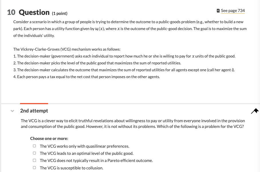 Solved 10 ﻿Question (1 ﻿point)Consider a scenario in which a | Chegg.com