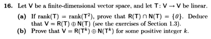Solved 16. Let V be a finite-dimensional vector space, and | Chegg.com