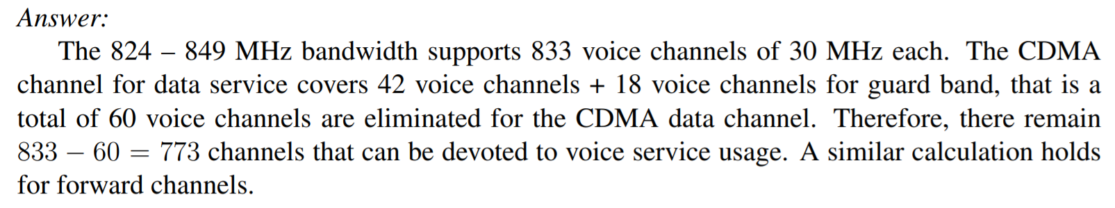 The FCC spectrum allocation for mobile telephone | Chegg.com