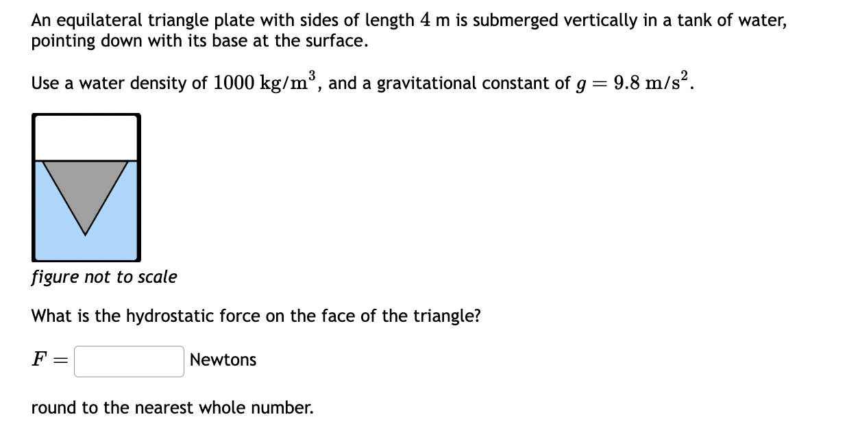 Solved An Equilateral Triangle Plate With Sides Of Length 4