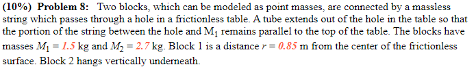 Solved (10\%) Problem 8: Two blocks, which can be modeled as | Chegg.com