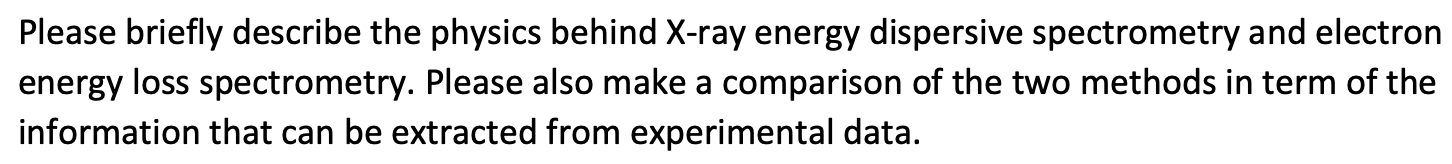 Solved Please briefly describe the physics behind X-ray | Chegg.com