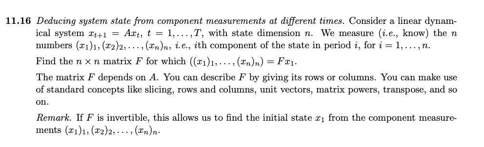 Solved .16 Deducing system state from component measurements | Chegg.com