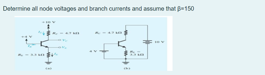Solved Determine all node voltages and branch currents and | Chegg.com