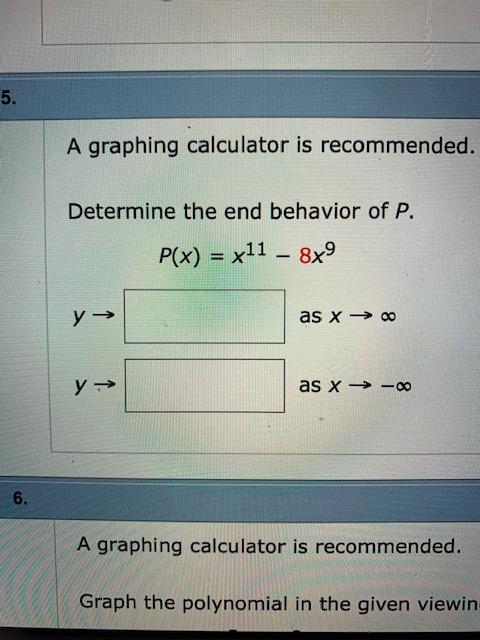 Solved 5. A graphing calculator is recommended. Determine | Chegg.com