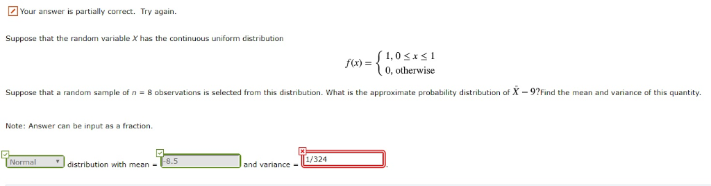 Solved Your Answer Is Partially Correct Try Again Suppose